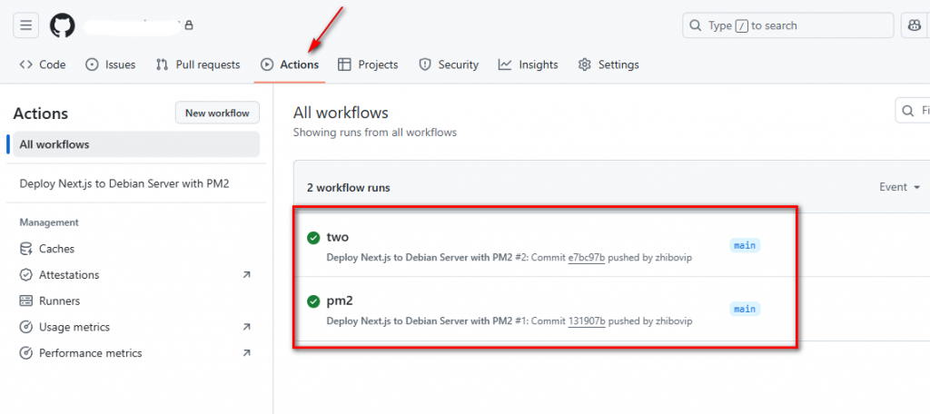 宝塔面板部署next.js项目，并通过github actions实现CI/CD自动化部署 | 跟志博学编程